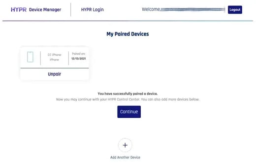 Using the HYPR Device Manager